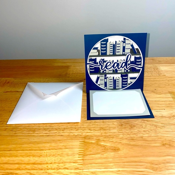 Handmade | Office | 3d Read Blank Greeting Card With Matching Envelope ...